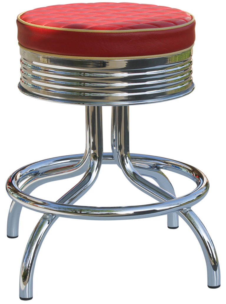 Flacher Diner Barhocker "Diner Rocket 48" (Höhe 48 cm)American Warehouse