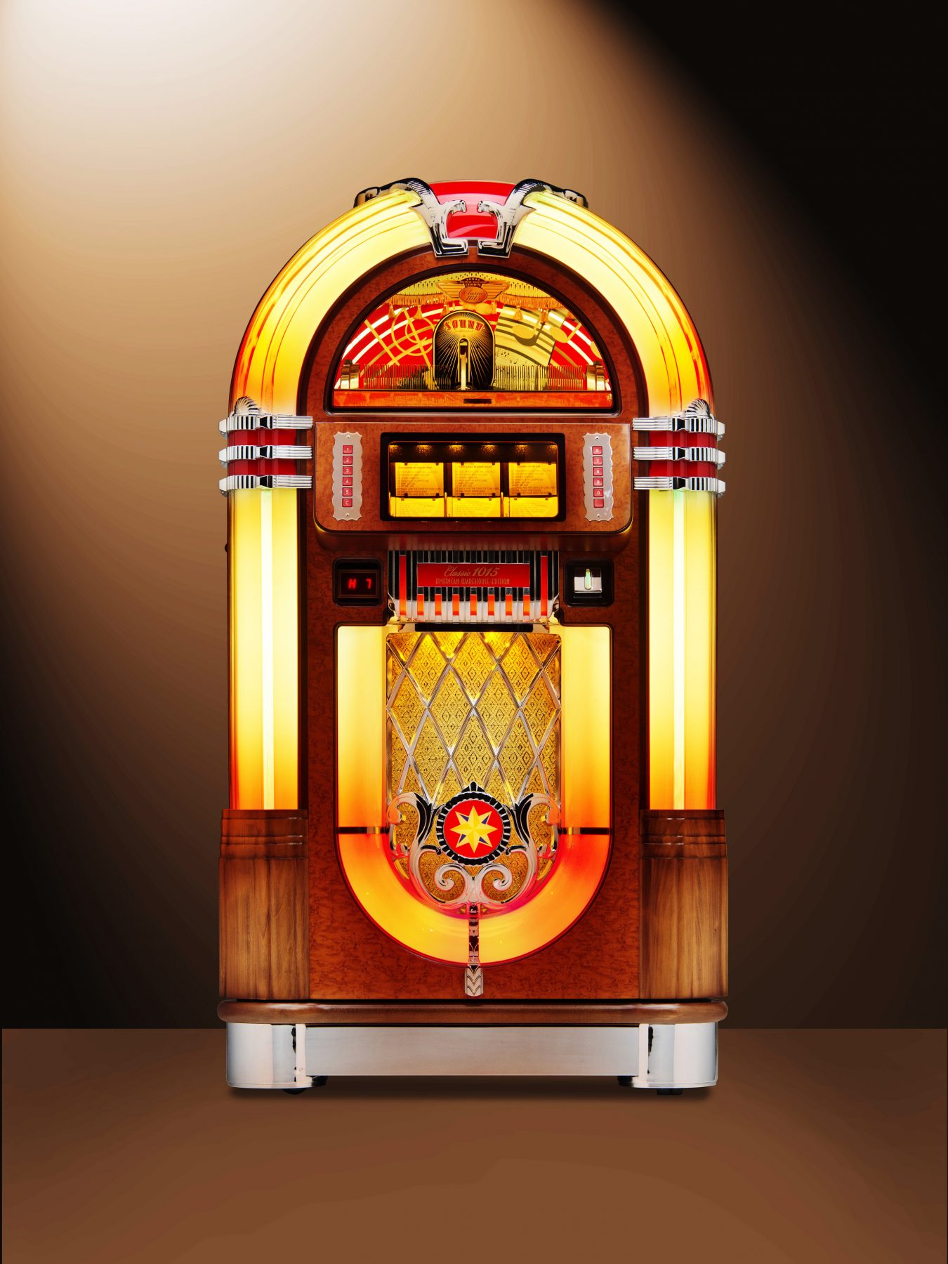 Wurlitzer Musikbox und NSM Jukebox mit moderner Technik