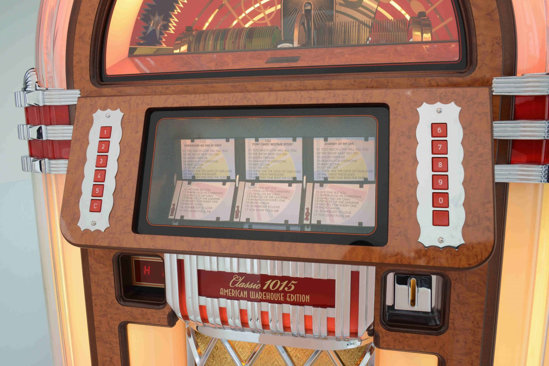 Wurlitzer Musikbox und NSM Jukebox mit moderner Technik